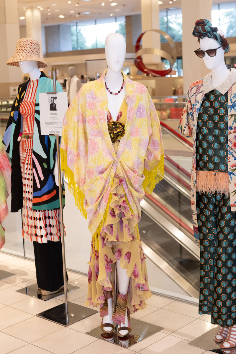 "Candy Crush Boudoir" Reimagined Vintage Kimono - Kimono Zulu Artist C