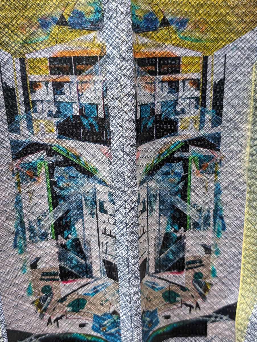 "Structural Star" by Emilie Duval - Kimono Zulu Reimagined Vintage Kim