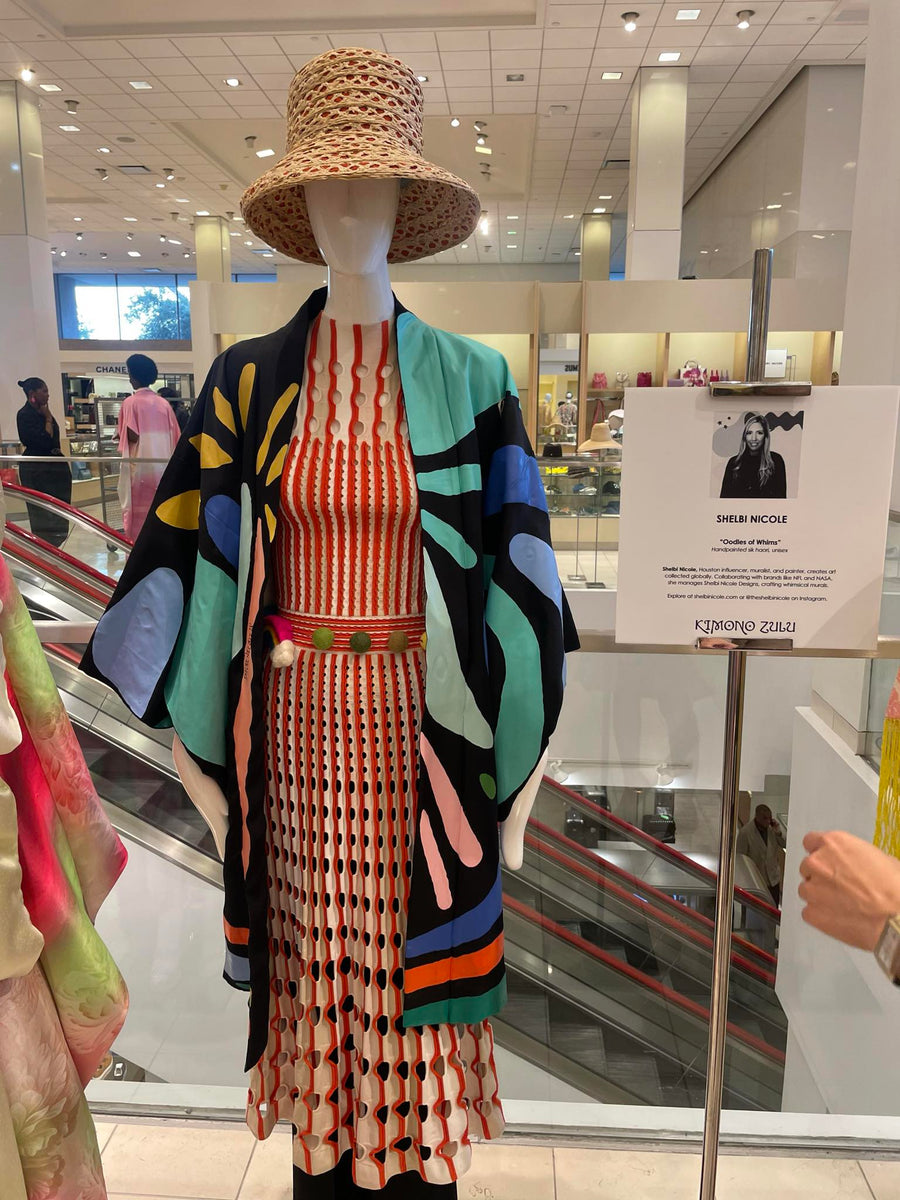 Shelbi Nicole's "Oodles of Whims” Kimono Zulu Reimagined Vintage Kimono (Artist Collaboration)